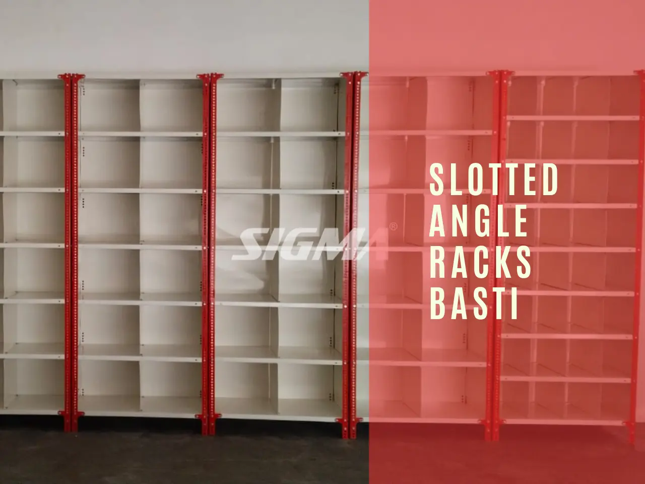 Slotted Angle Racks for Garment Shop