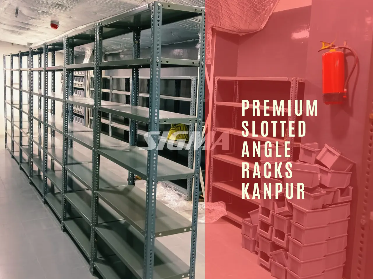 Slotted Angle Racks for Garment Shop