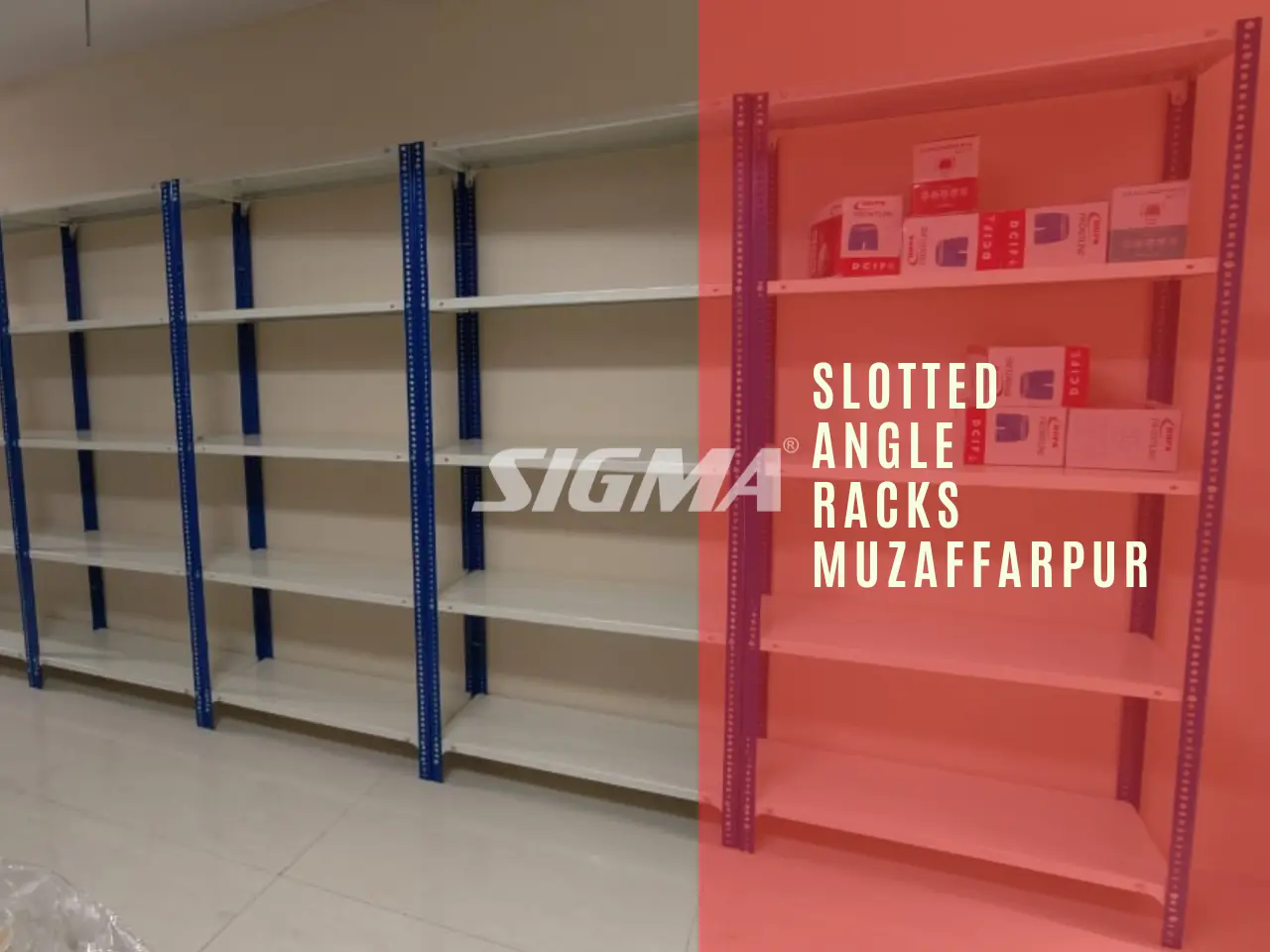 Slotted Angle Racks for Garment Shop